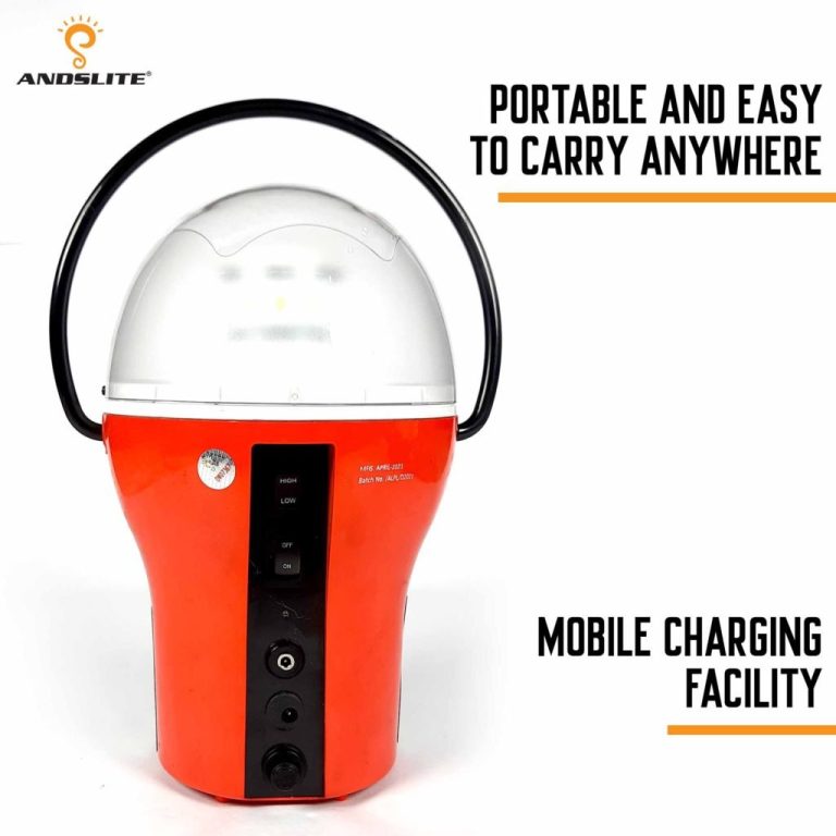 Andslite Globe LED Solar Rechargeable Lantern - Andslite